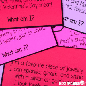 Valentine's Day Small Group Literacy Freebies - Miss DeCarbo