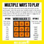 Phonics Word Builders - Editable Word Work - Miss DeCarbo